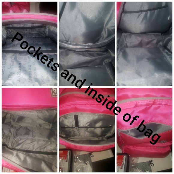 fitmark | Bags | Fitmark Neon Pink Transporter Meal Prep Backpack ...